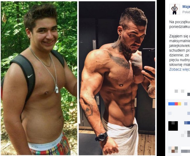 Majewski Trenuje pokazał zdjęcie SPRZED METAMORFOZY. Zdradził, jak schudł