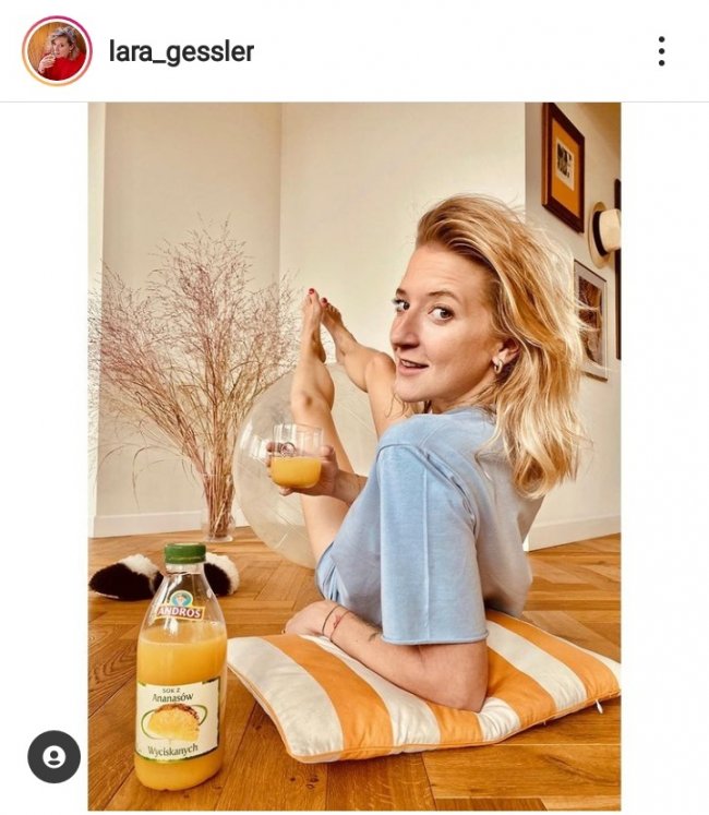 Lara Gessler na zdjęciu z dzieciństwa: Lara Gessler na zdjęciu z dzieciństwa: