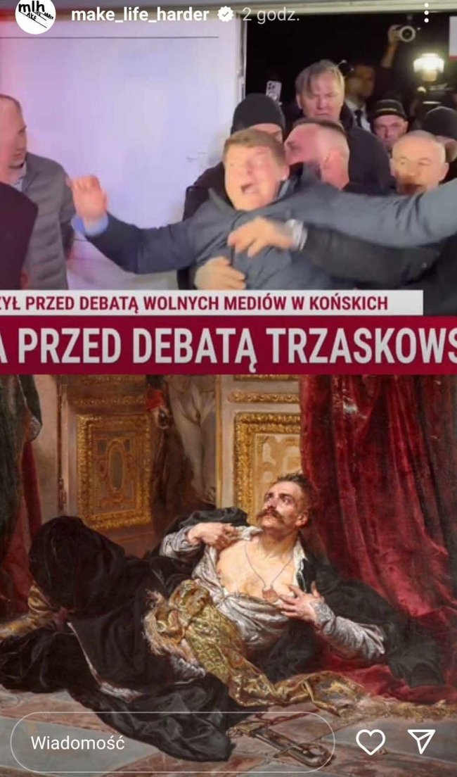 Ludzie ze stacji "R" odpalili się przed debatą w TVP. Jeden rozłożył ...